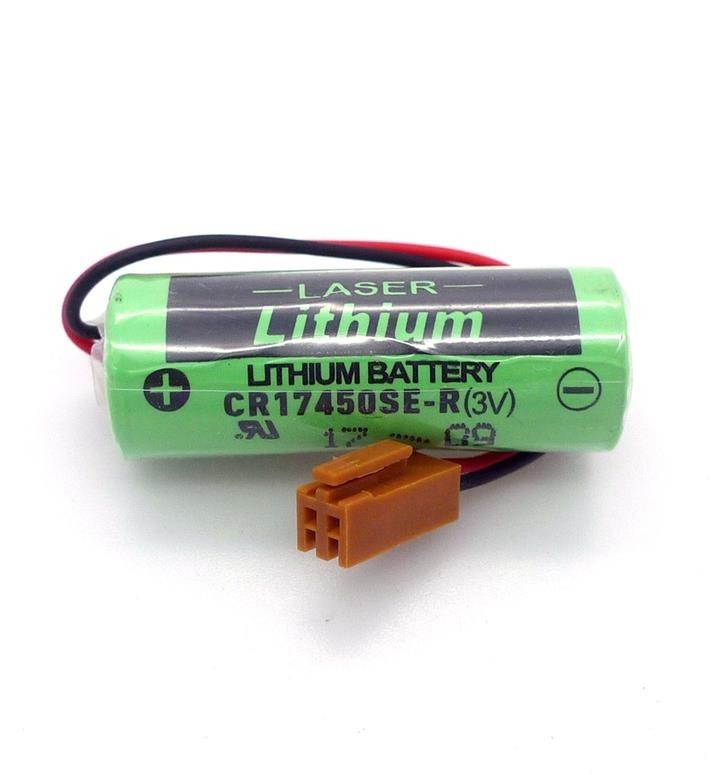 Pila Batería Sanyo 17450 CR17450SE-R 3V 2500mAh Conector Marrón Fanuc ...